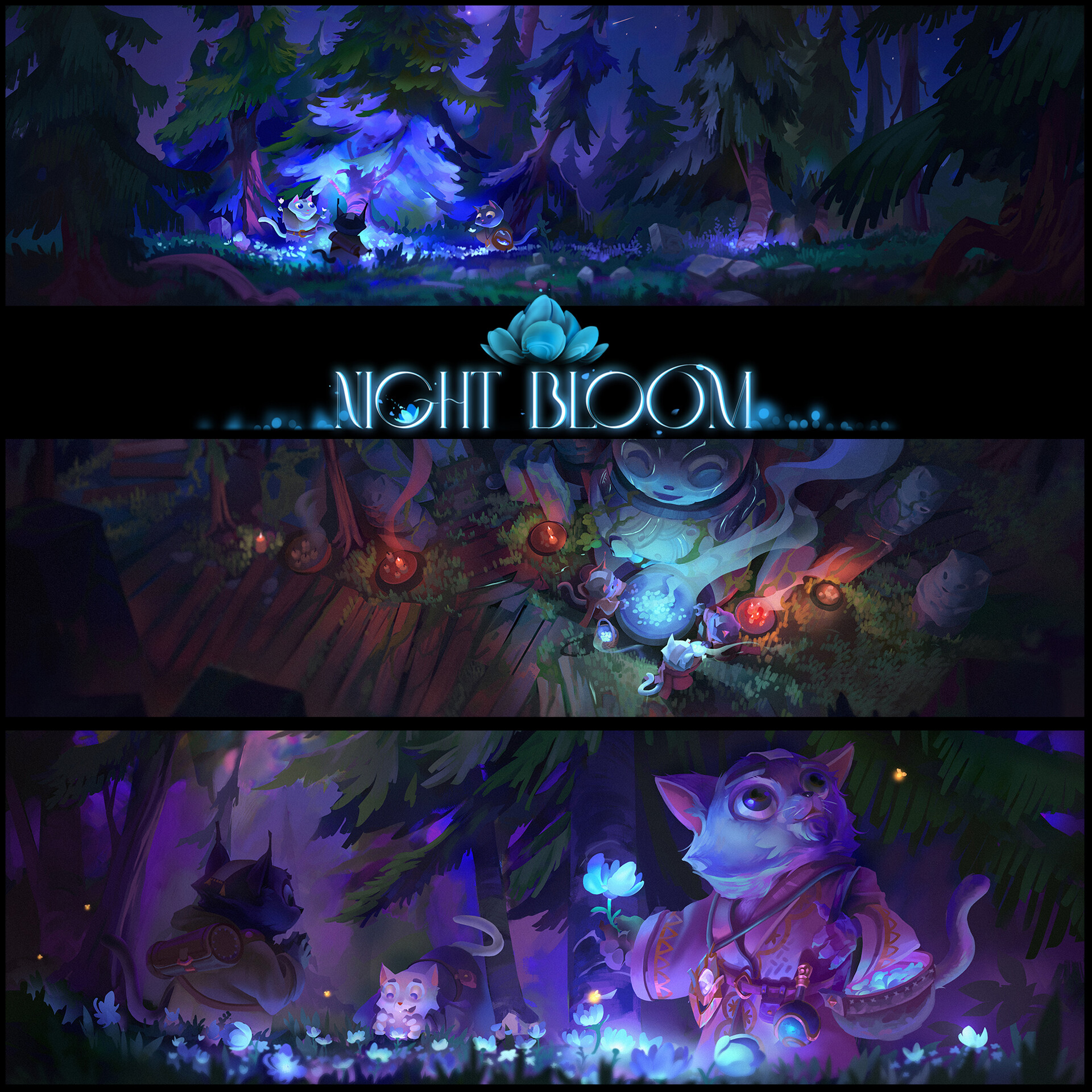 ArtStation - NightBloom - Keyframe -Untamed Challenge