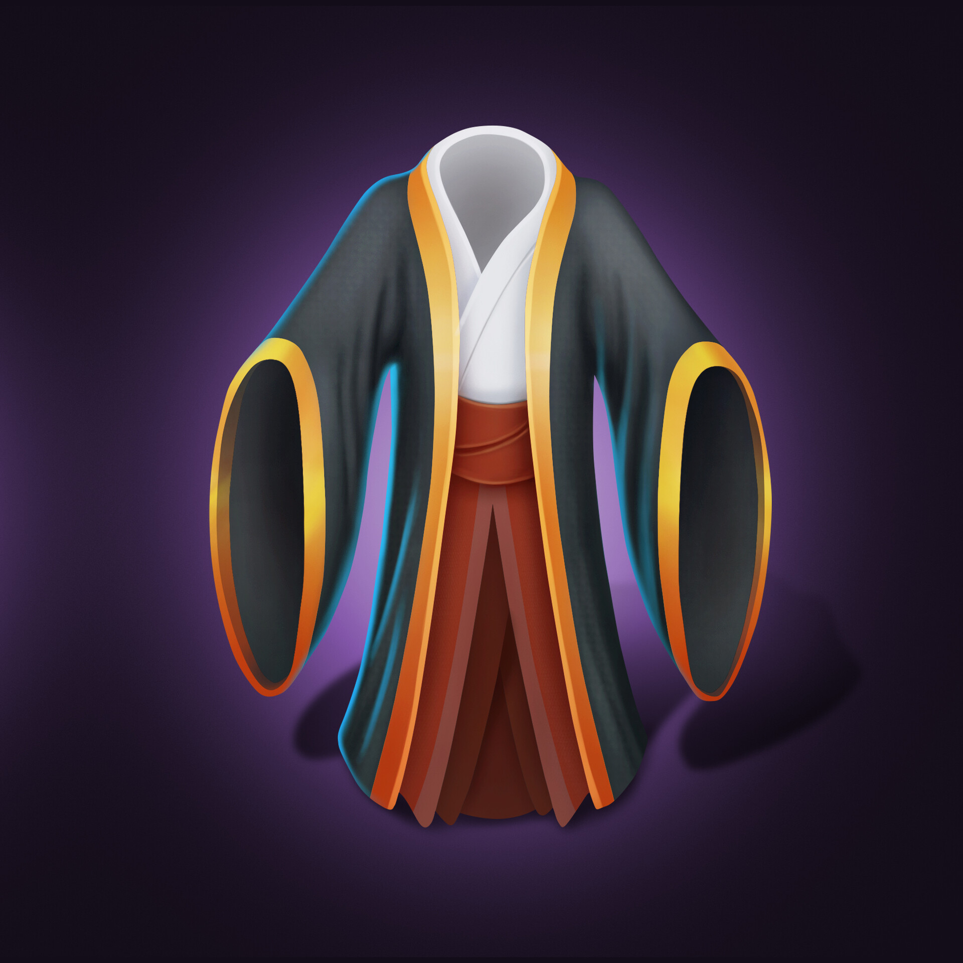 ArtStation - Icon: Chinese clothes Hanfu Shan' (漢服 衫)