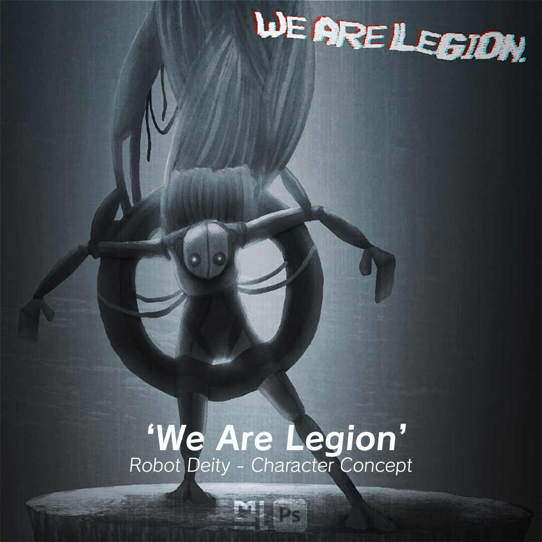 ArtStation - 'We Are Legion' - Robot Deity Character Concept
