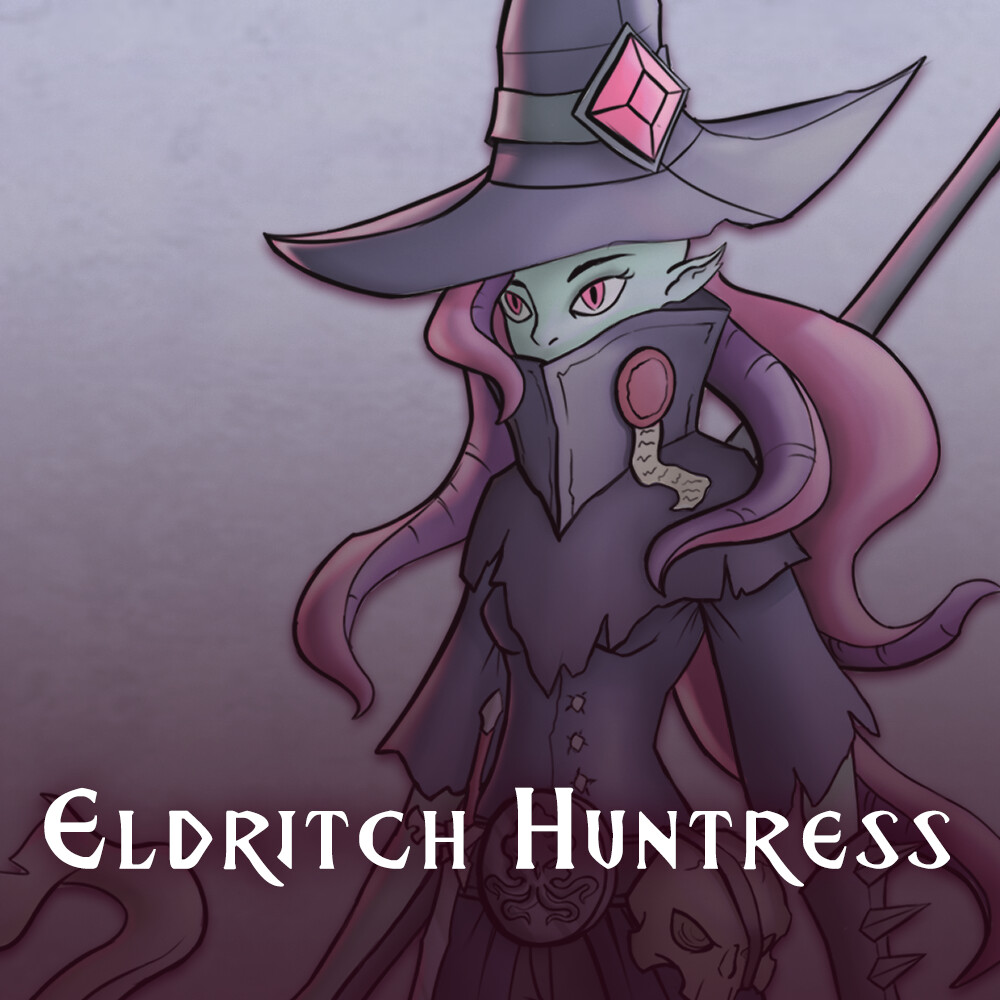 ArtStation - Eldritch Huntress concept art
