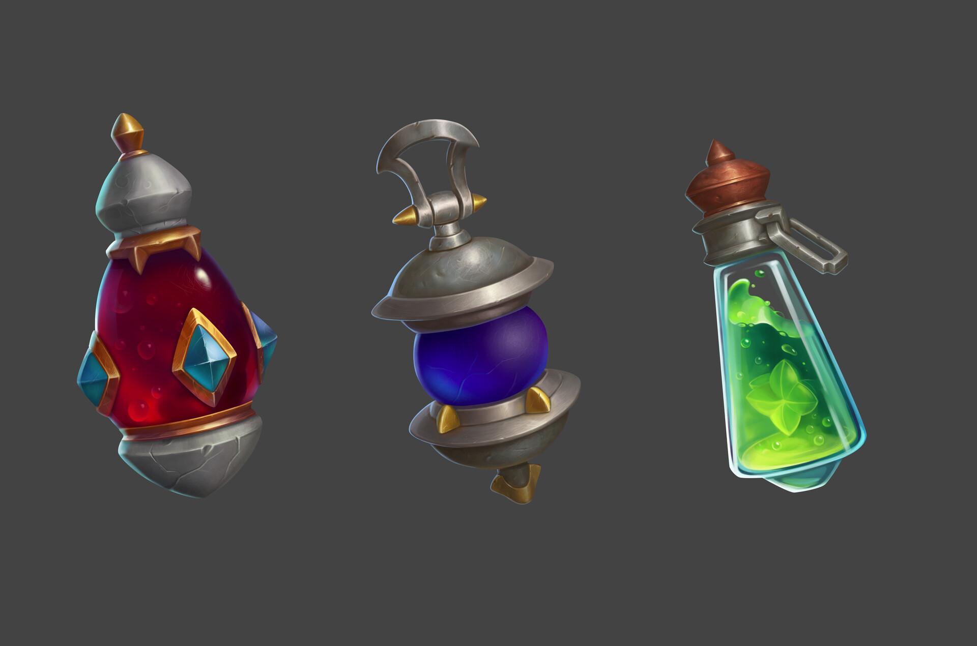 ArtStation - Material render practice