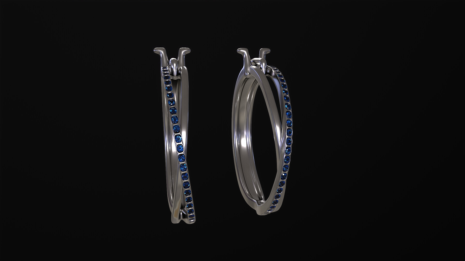 ArtStation - Silver earrings