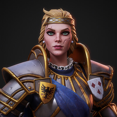 ArtStation - Queen Meve - Thronebreaker Fanart