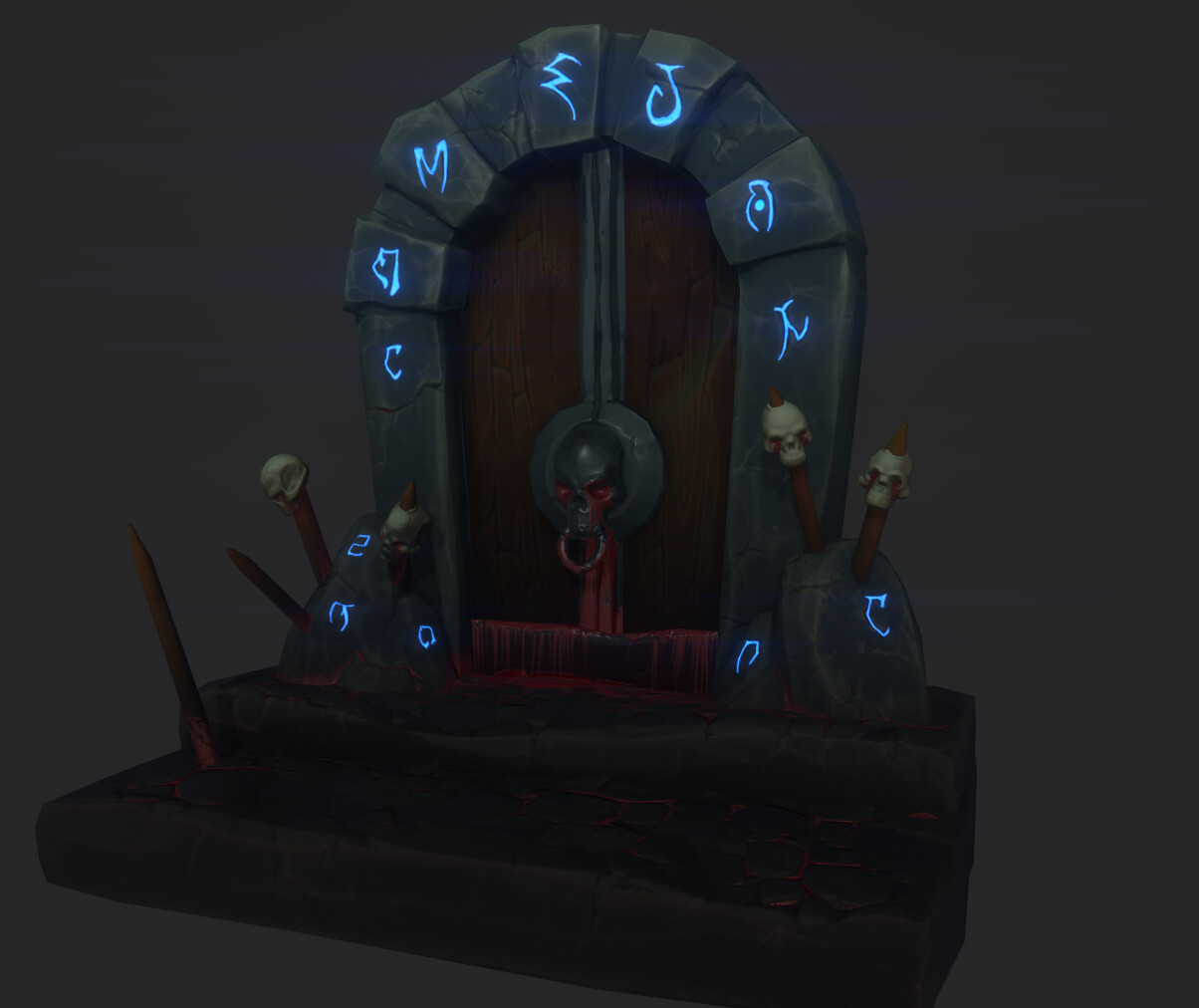 ArtStation - Stylized Door