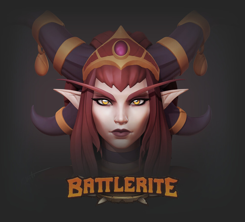 ArtStation - Alexstrasza Bust fanart