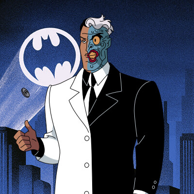ArtStation - BTAS - Two-Face - Opposite Side