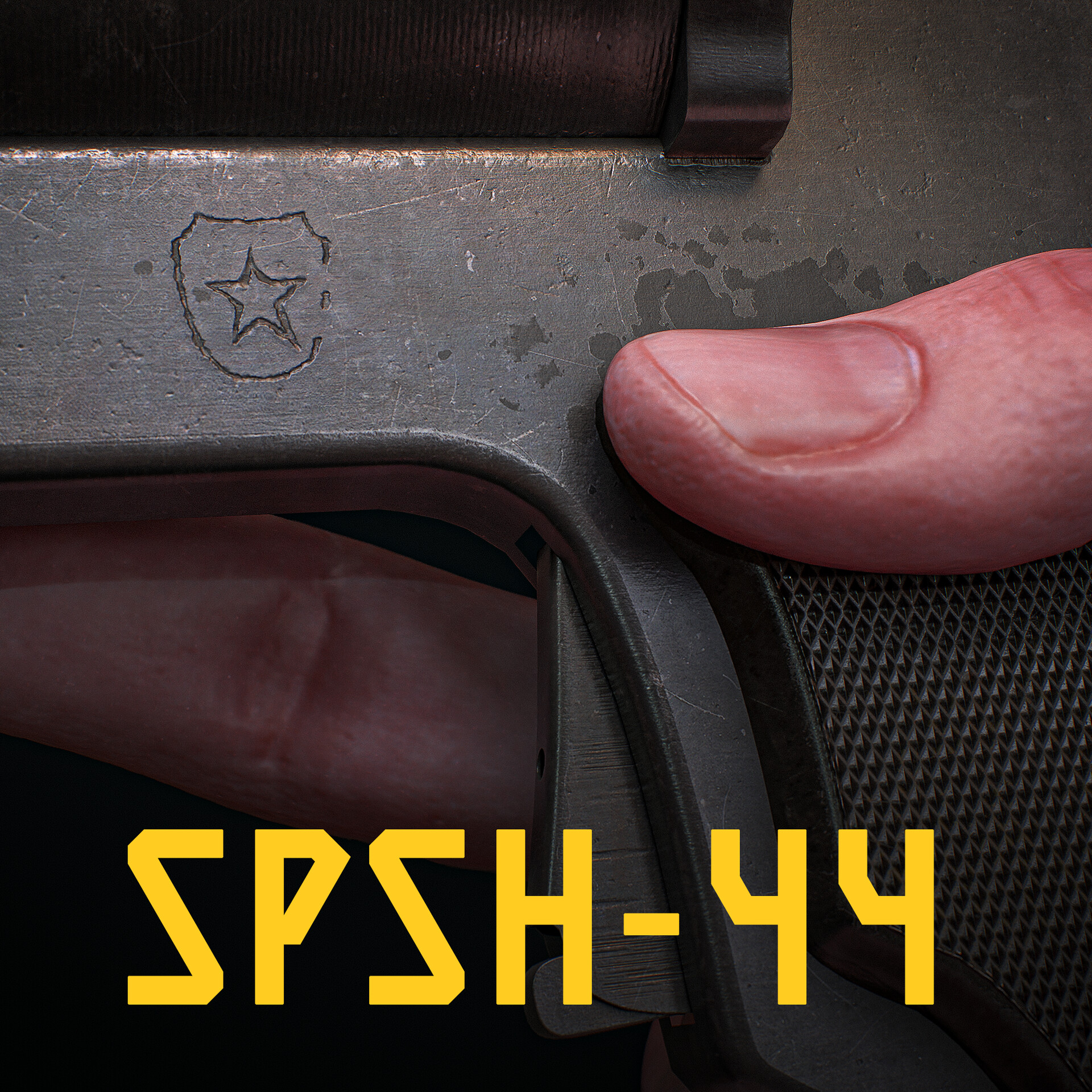 ArtStation - Soviet Flare Pistol SPSH-44