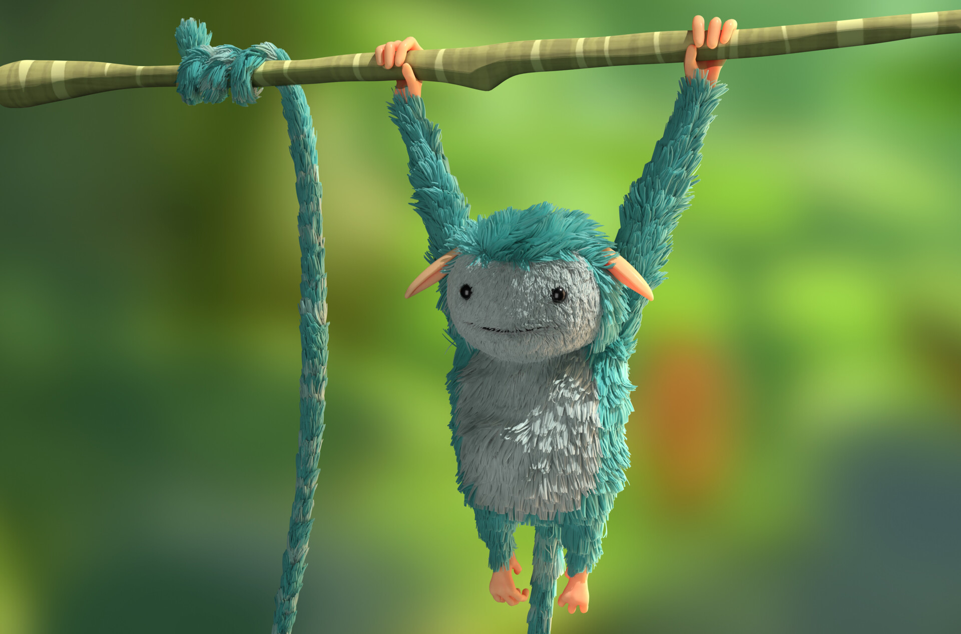 ArtStation - Blue Monkey
