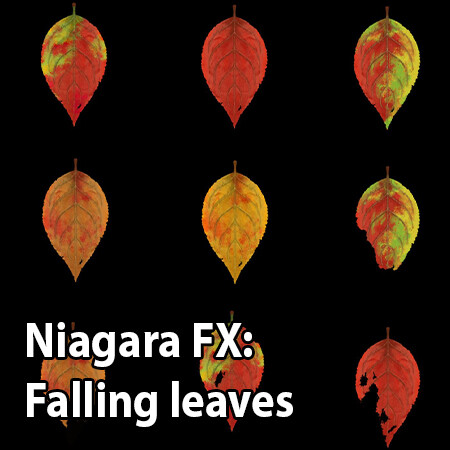 ArtStation - Unreal Engine 4 Niagara System: Falling Leaves