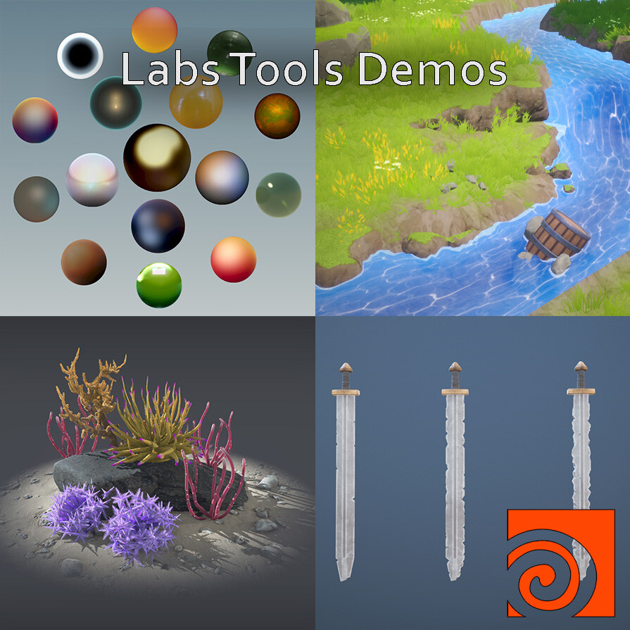 ArtStation - Labs Tools Demo Material
