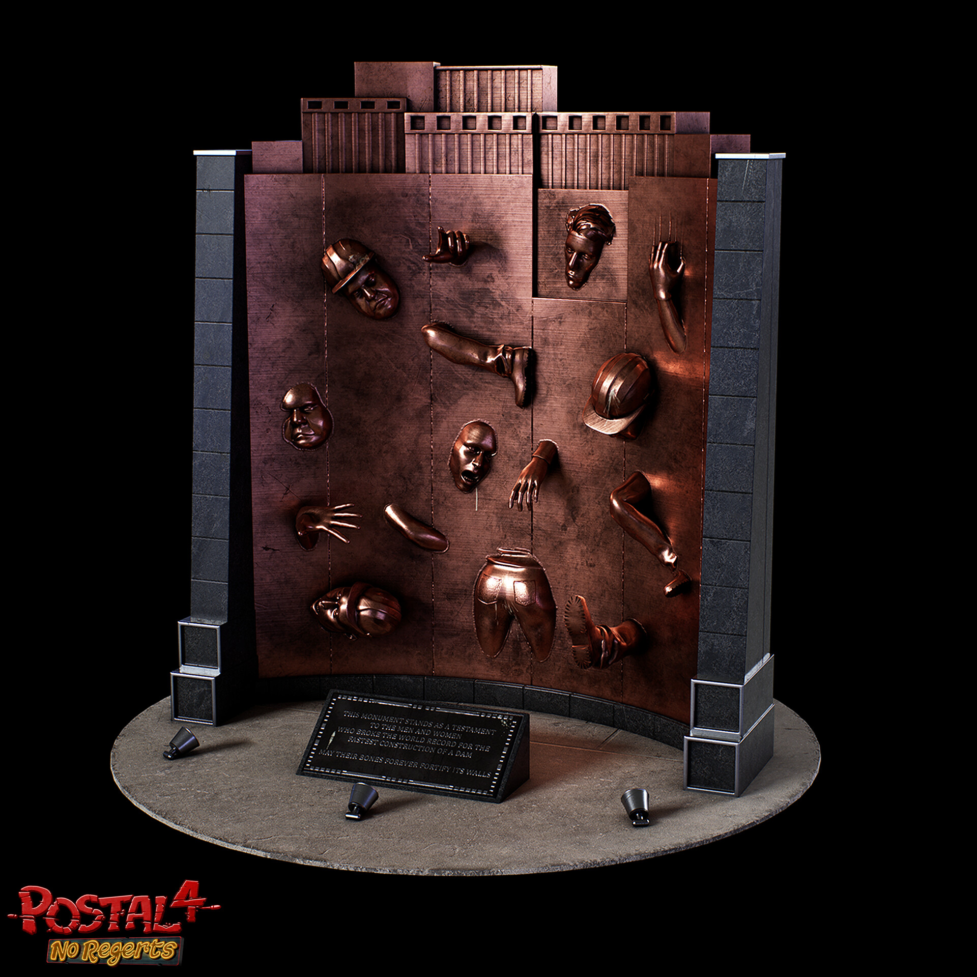 ArtStation - Memorial Statue - Postal 4