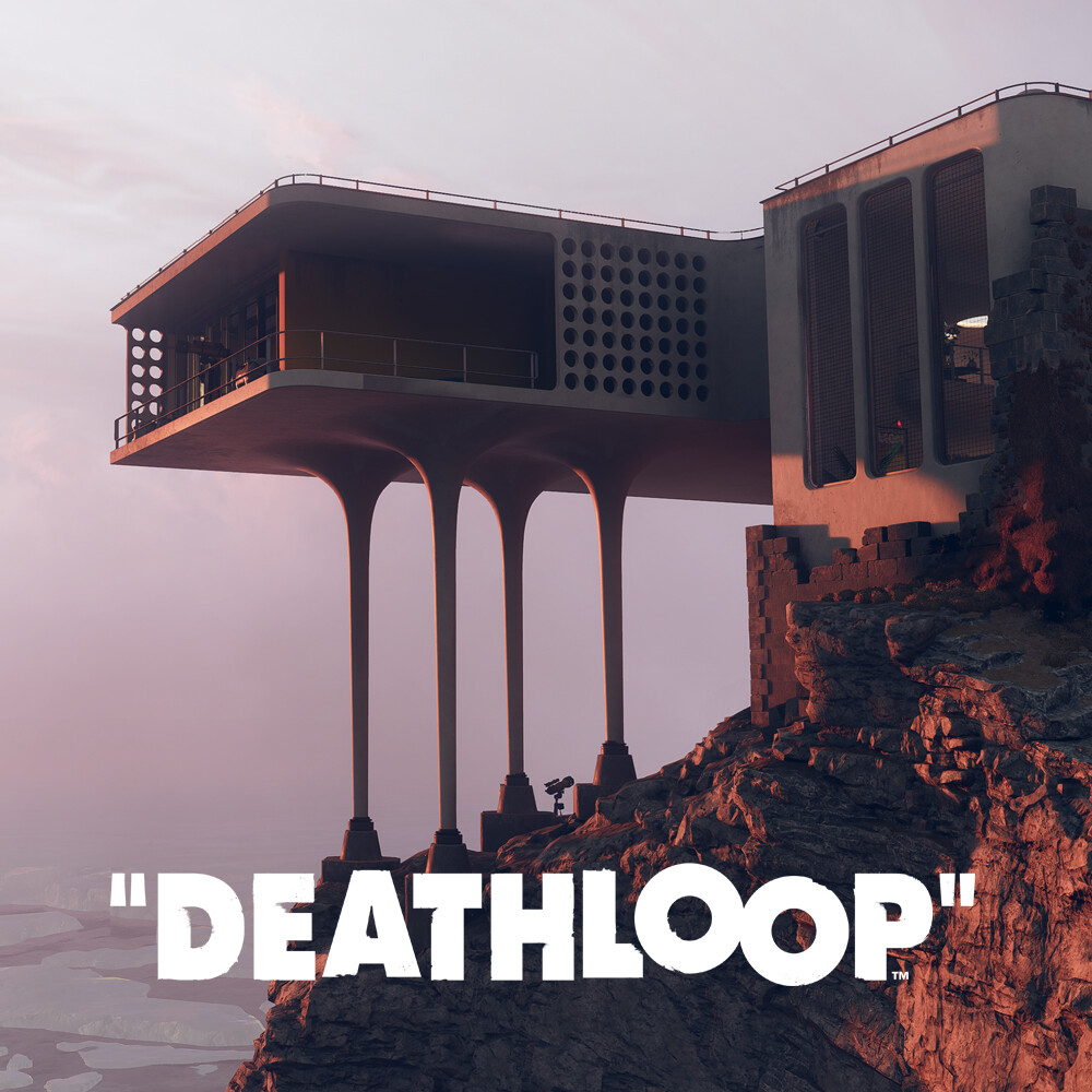 ArtStation - "DEATHLOOP" - Manor Cliffs - Exterior