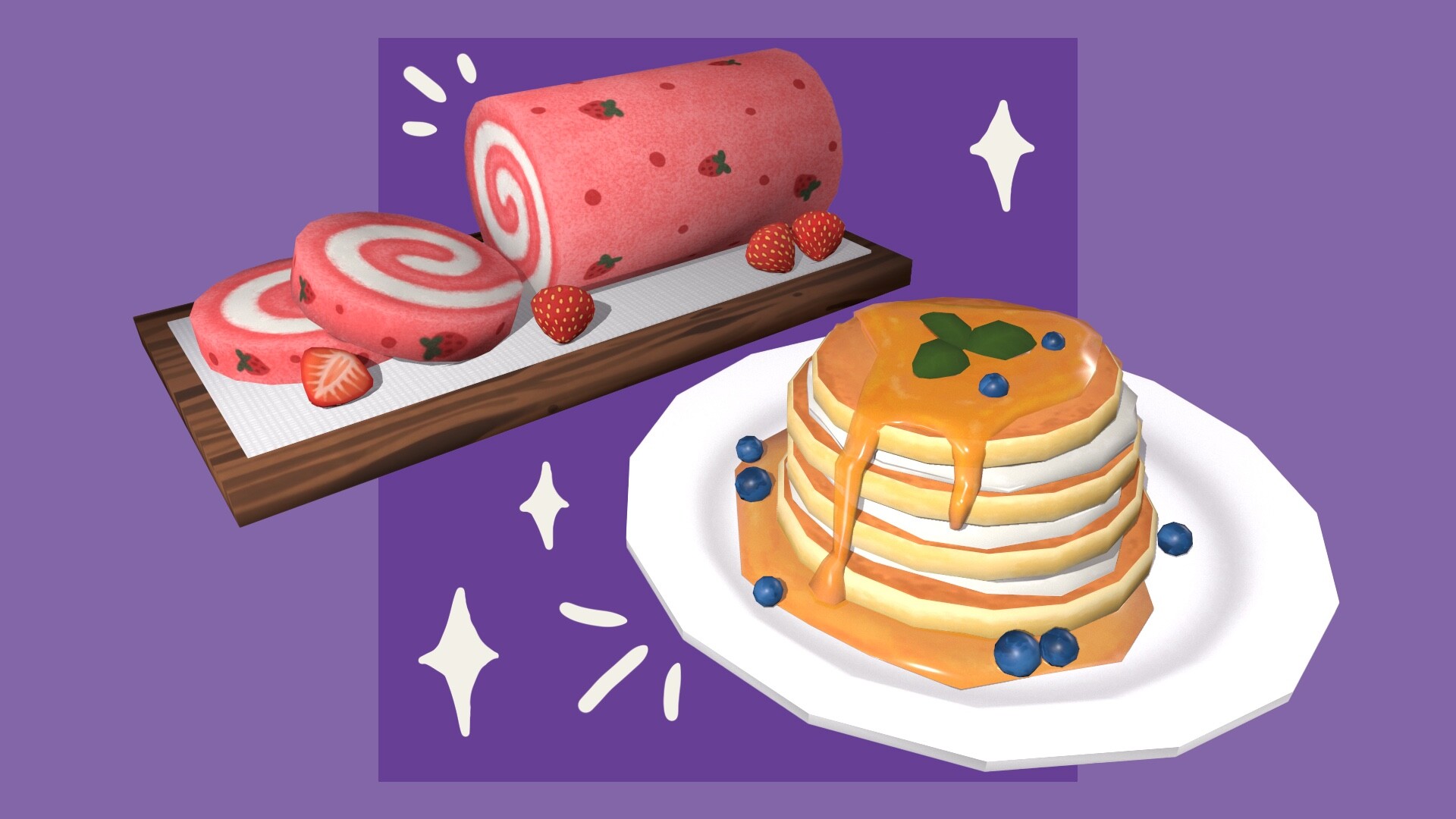 ArtStation - Hand painted food #2