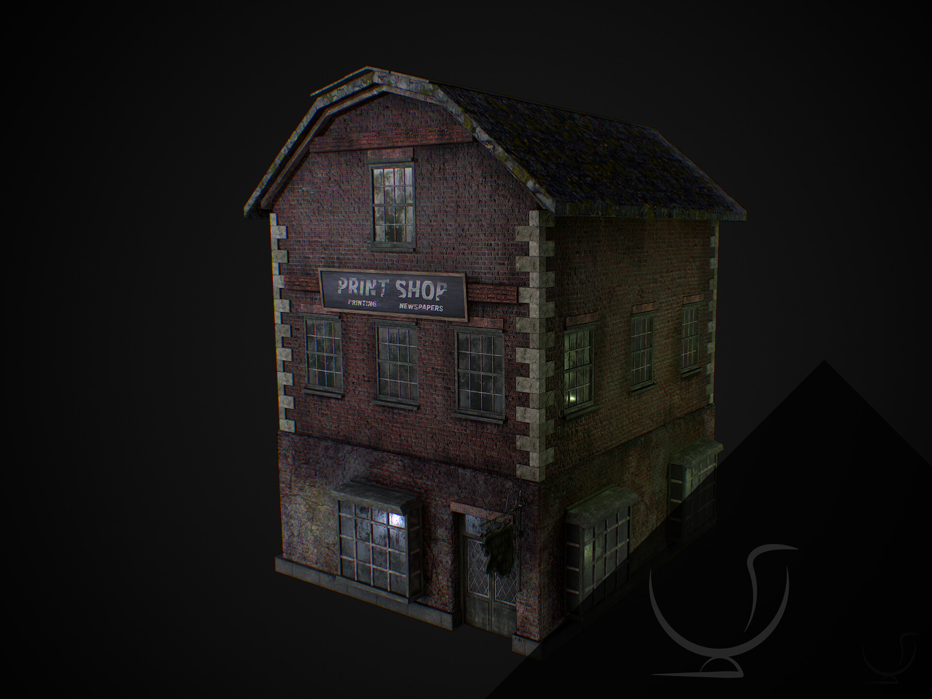 ArtStation - Old Print Shop