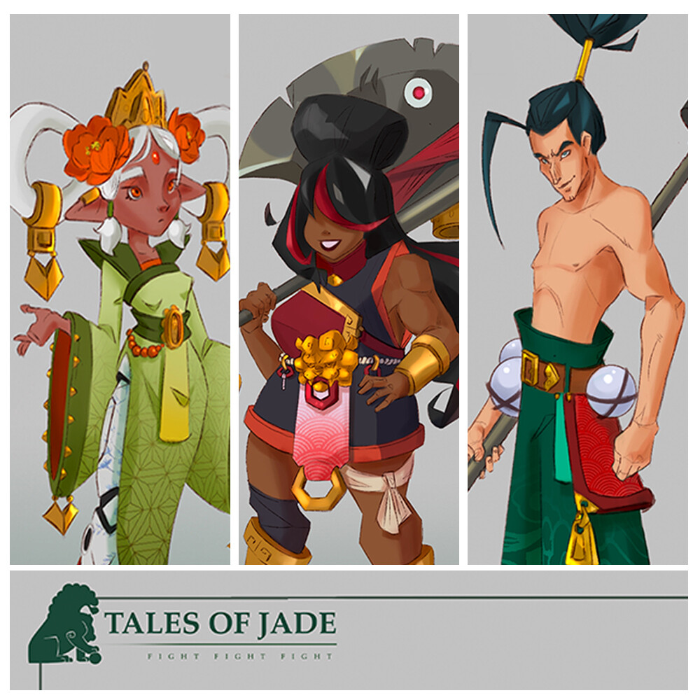 ArtStation - RPG CHARACTER LINEUP :)