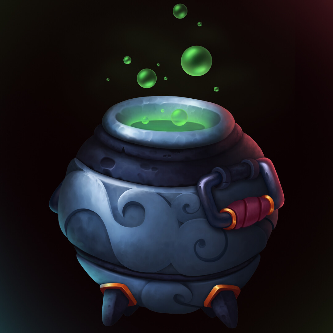 ArtStation - Cauldron for posions