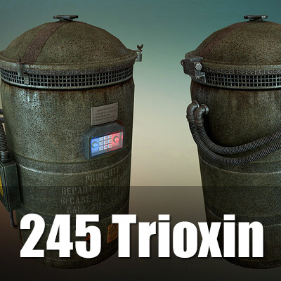 ArtStation - 2-4-5 Trioxin Barrel