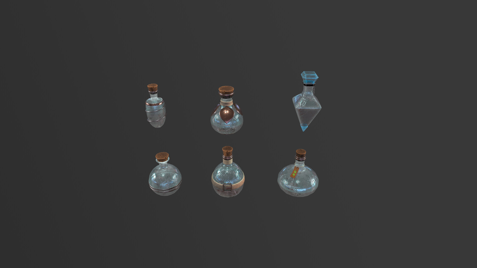 ArtStation - Potion Bottles