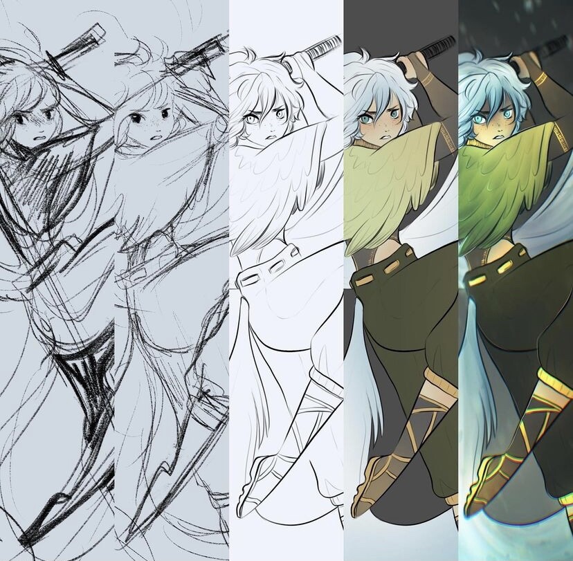 Audrey Cole - Commission + Process