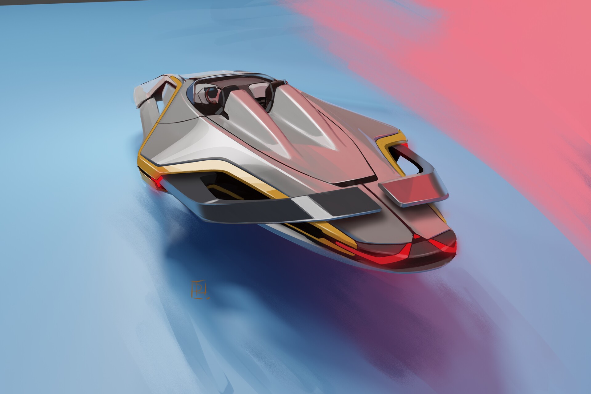 ArtStation - Hover roadster II