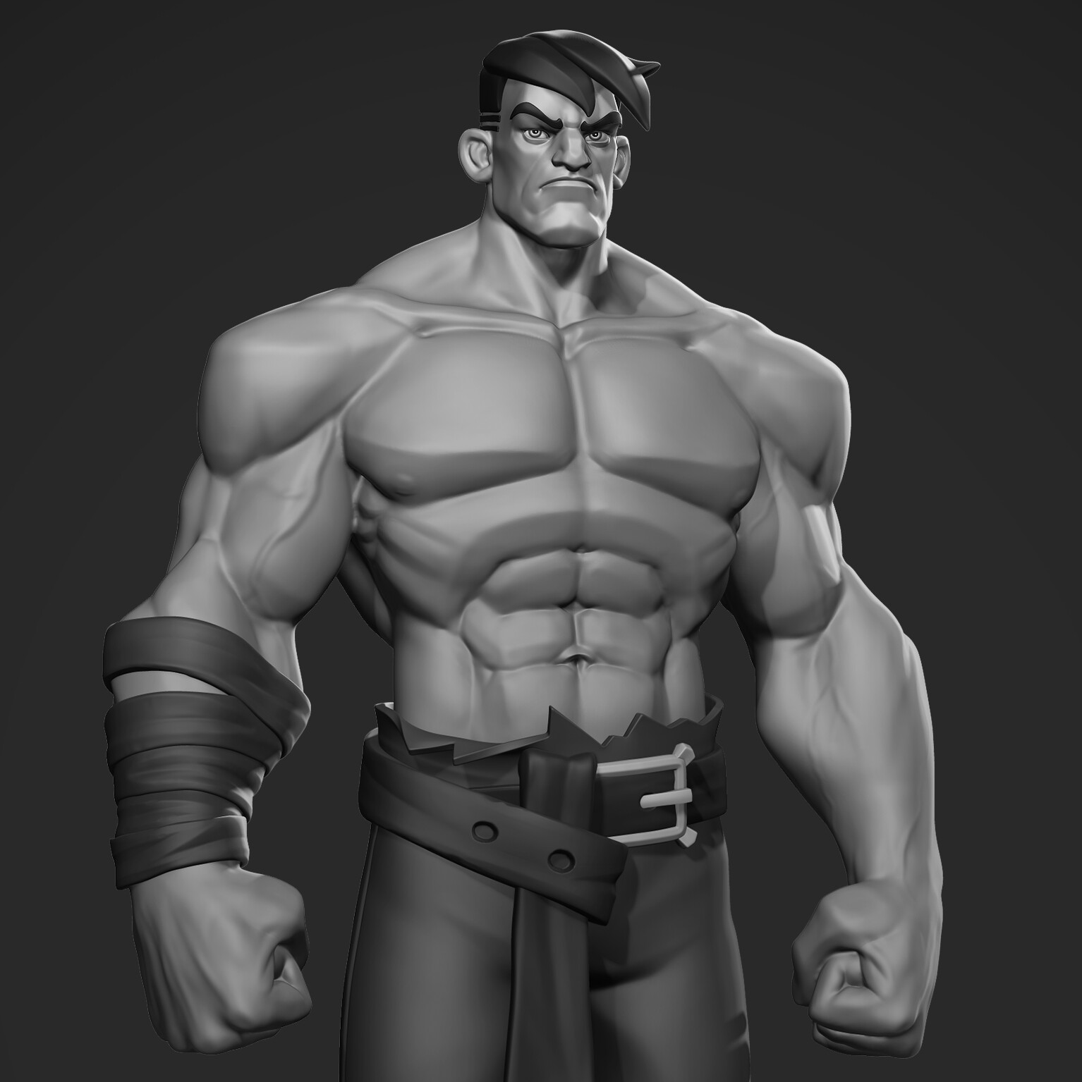 ArtStation - Stylized Strong Man