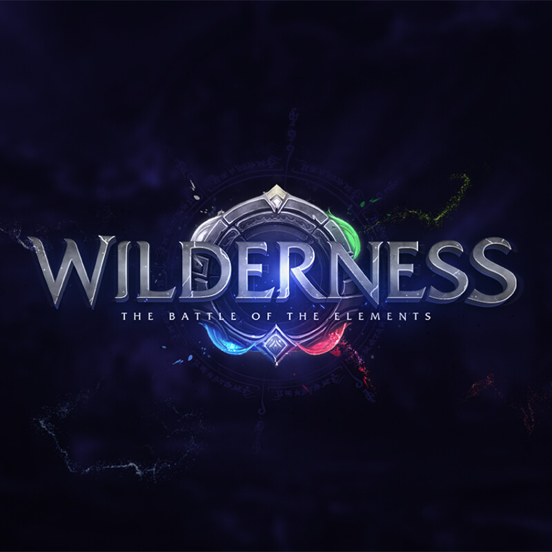 ArtStation - Fantasy Game Logo - Wilderness 👑⭐️🔥