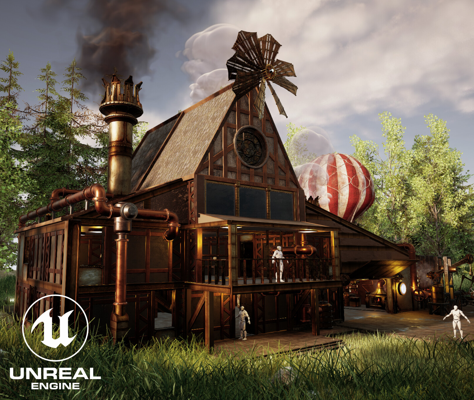 ArtStation - Unreal Engine Steampunk House