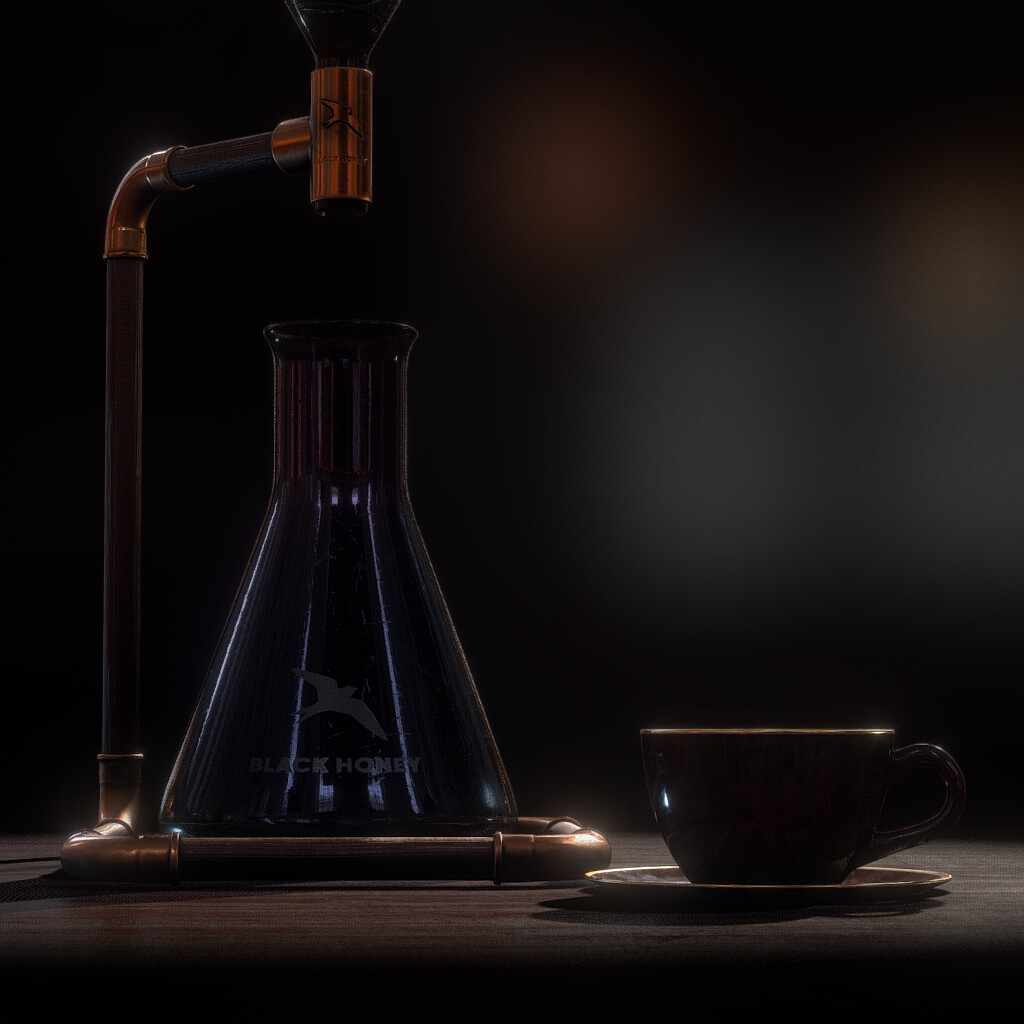 ArtStation - Funnel Coffee Machine