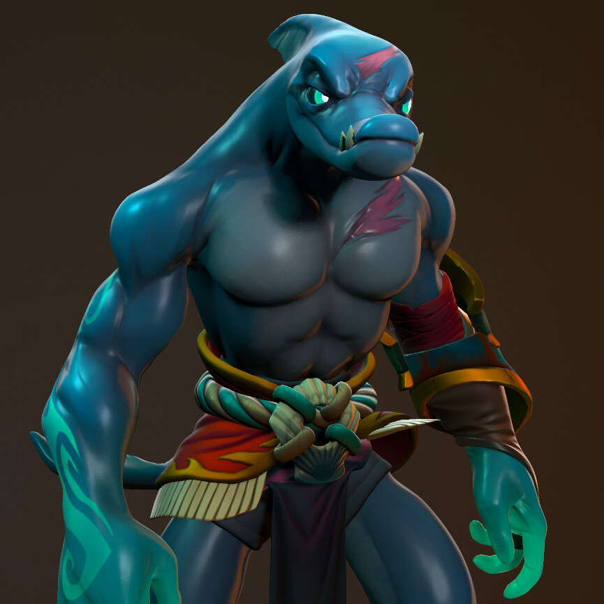 ArtStation - Danko the Dolphin