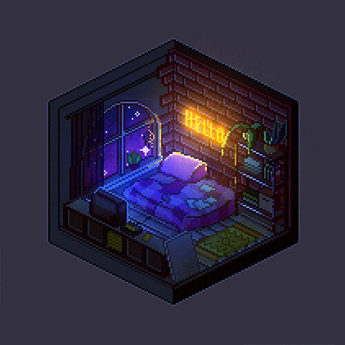 ArtStation - Pixel Room