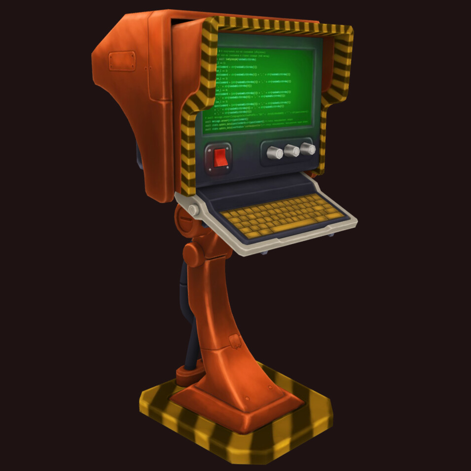 ArtStation - Computer terminal