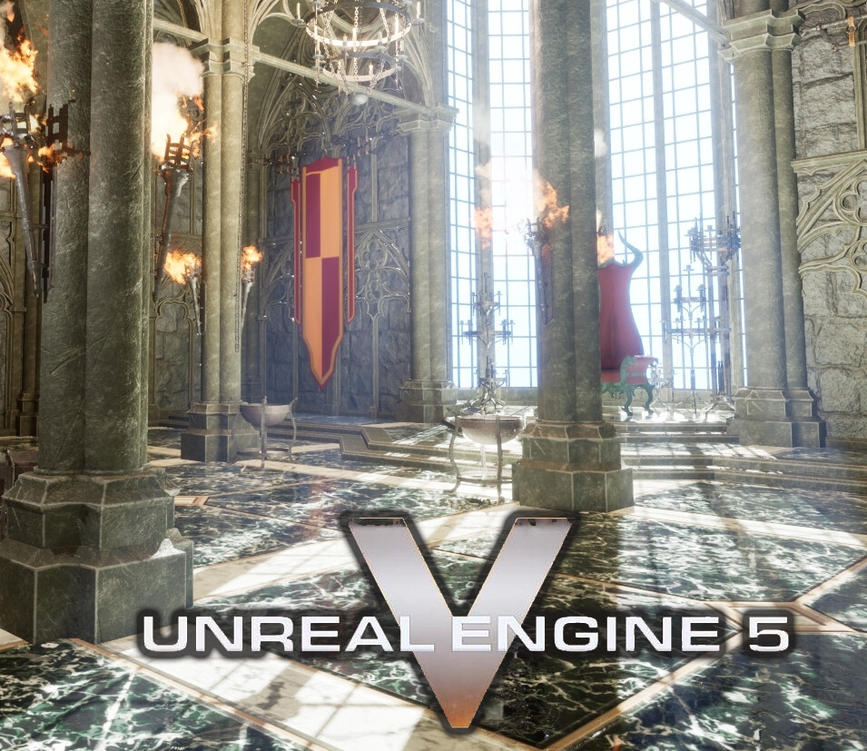 ArtStation - Cathedral Scenario - Unreal Engine 5