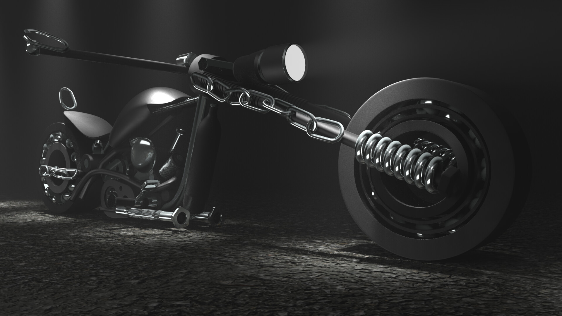 ArtStation - Punk Motorcycle