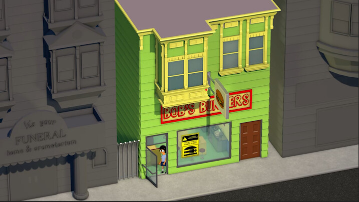 ArtStation - Isometric Iconic Building Animation