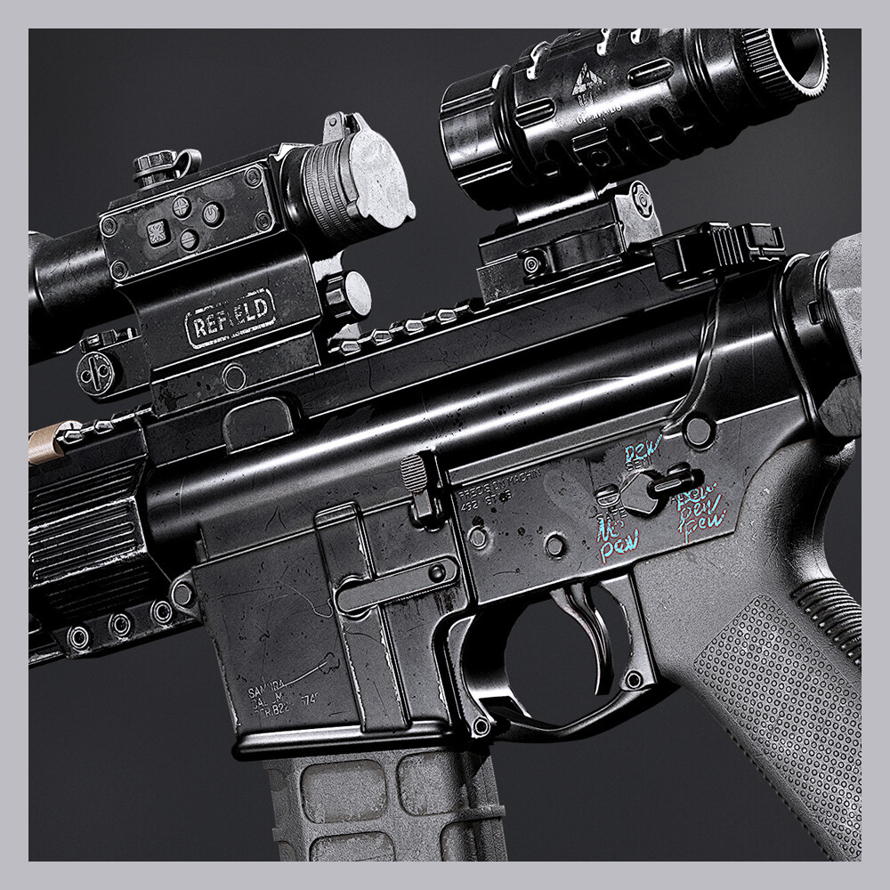 ArtStation - Assault Rifle