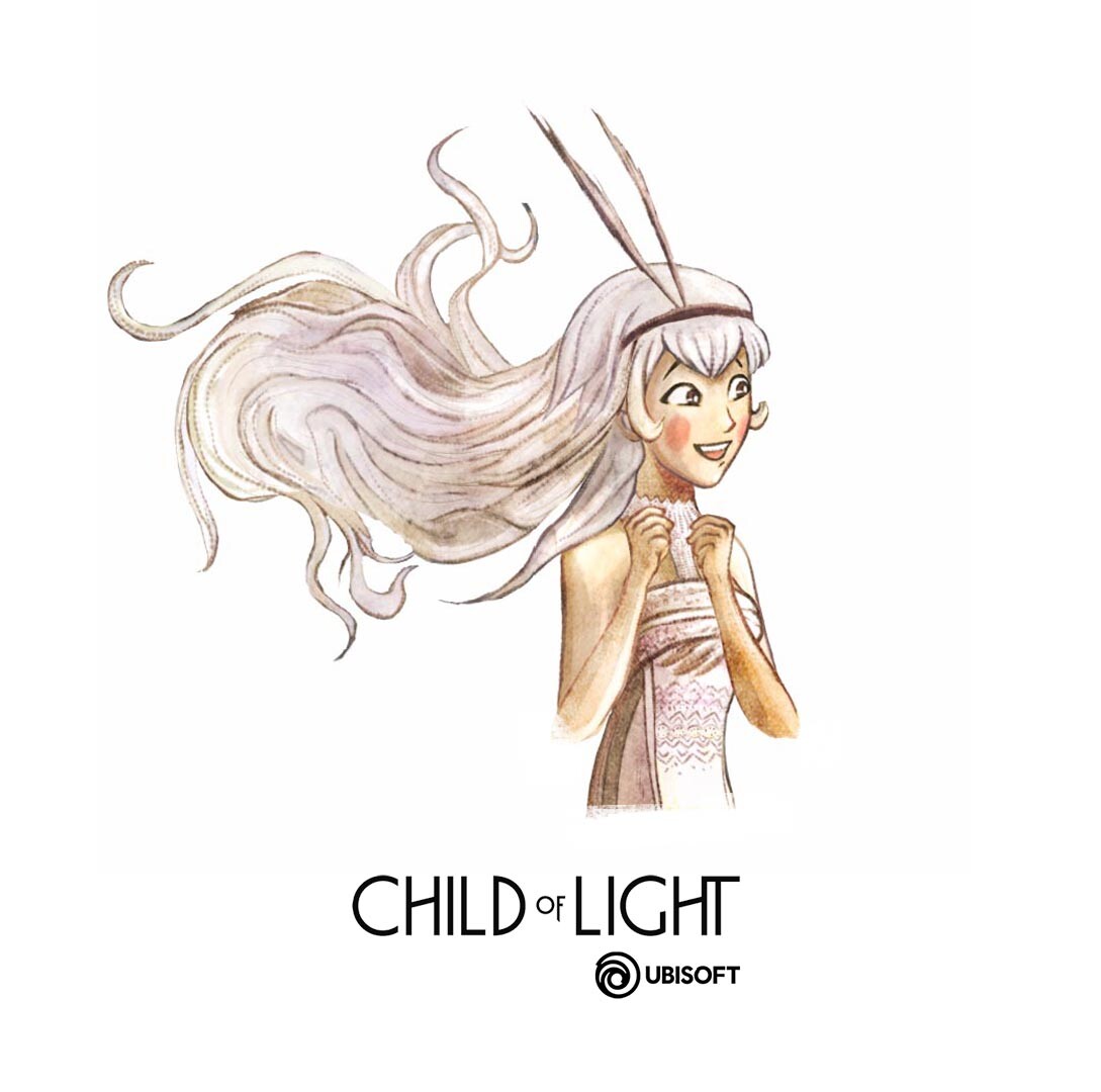 ArtStation - CHILD OF LIGHT CHARACTER