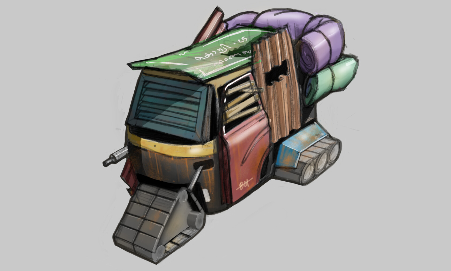 ArtStation - Apocalypse Tuk-Tuk