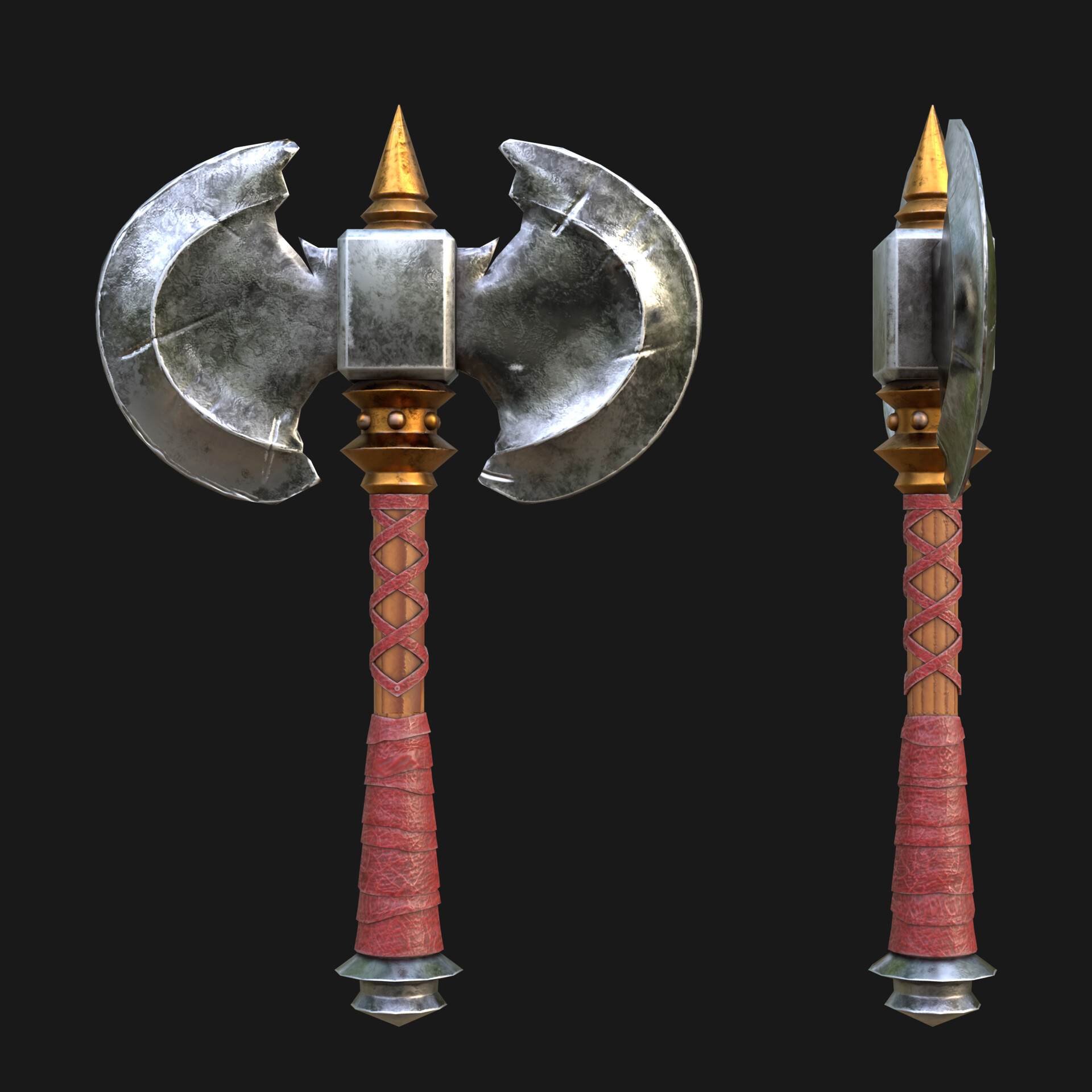 ArtStation - Sylized Battle Axe