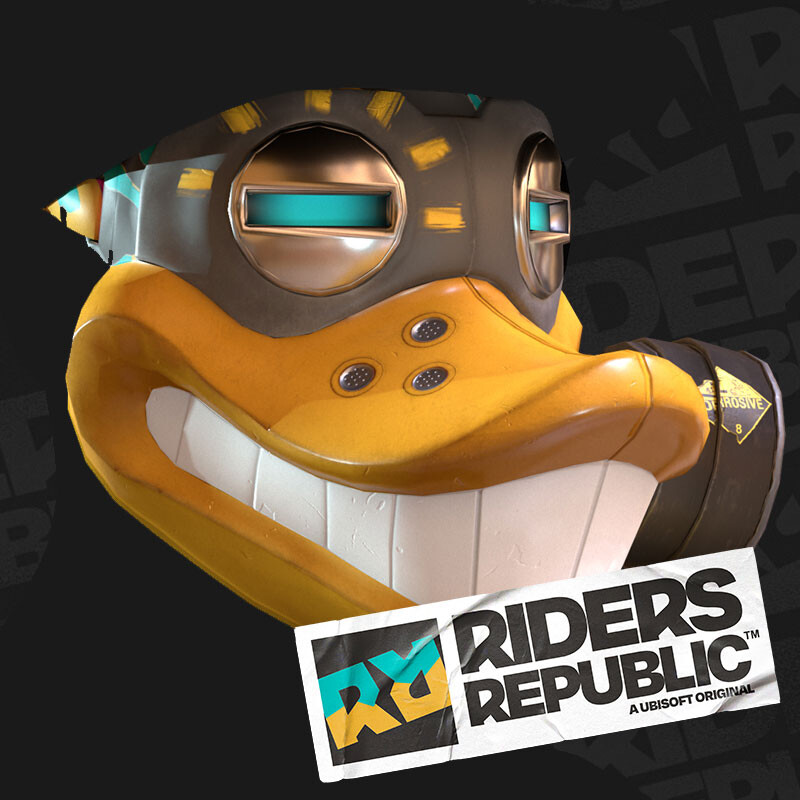 ArtStation - RIDERS REPUBLIC - BANDIT DUCK MASK