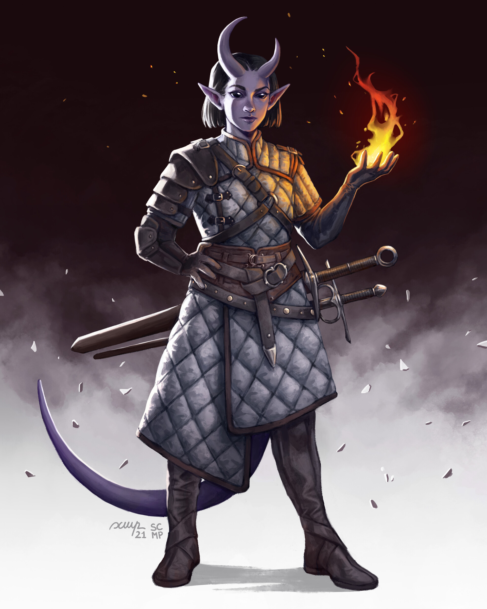 ArtStation - Lavander Tiefling