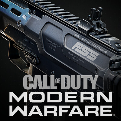ArtStation - In-game weapon asset for Call of Duty – Modern Warfare