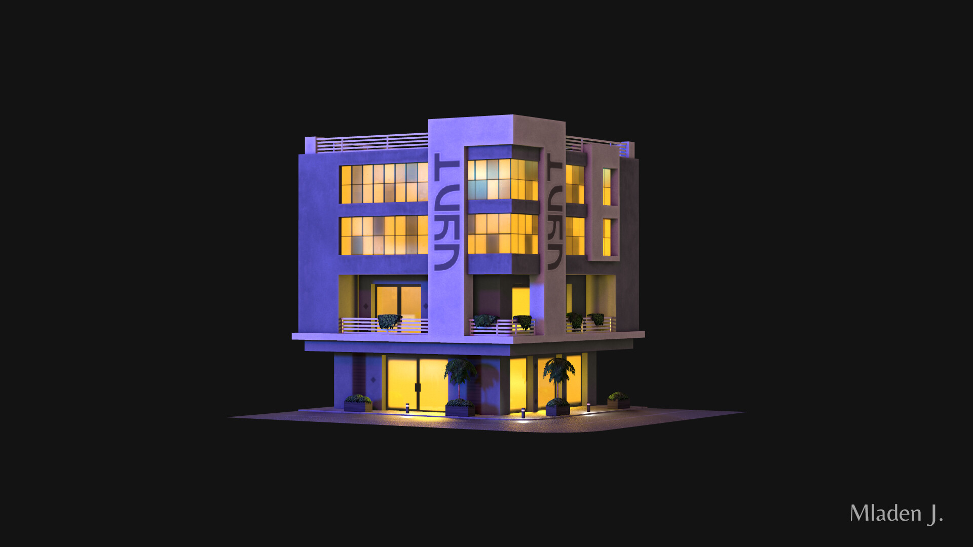 ArtStation - Stylized Building2