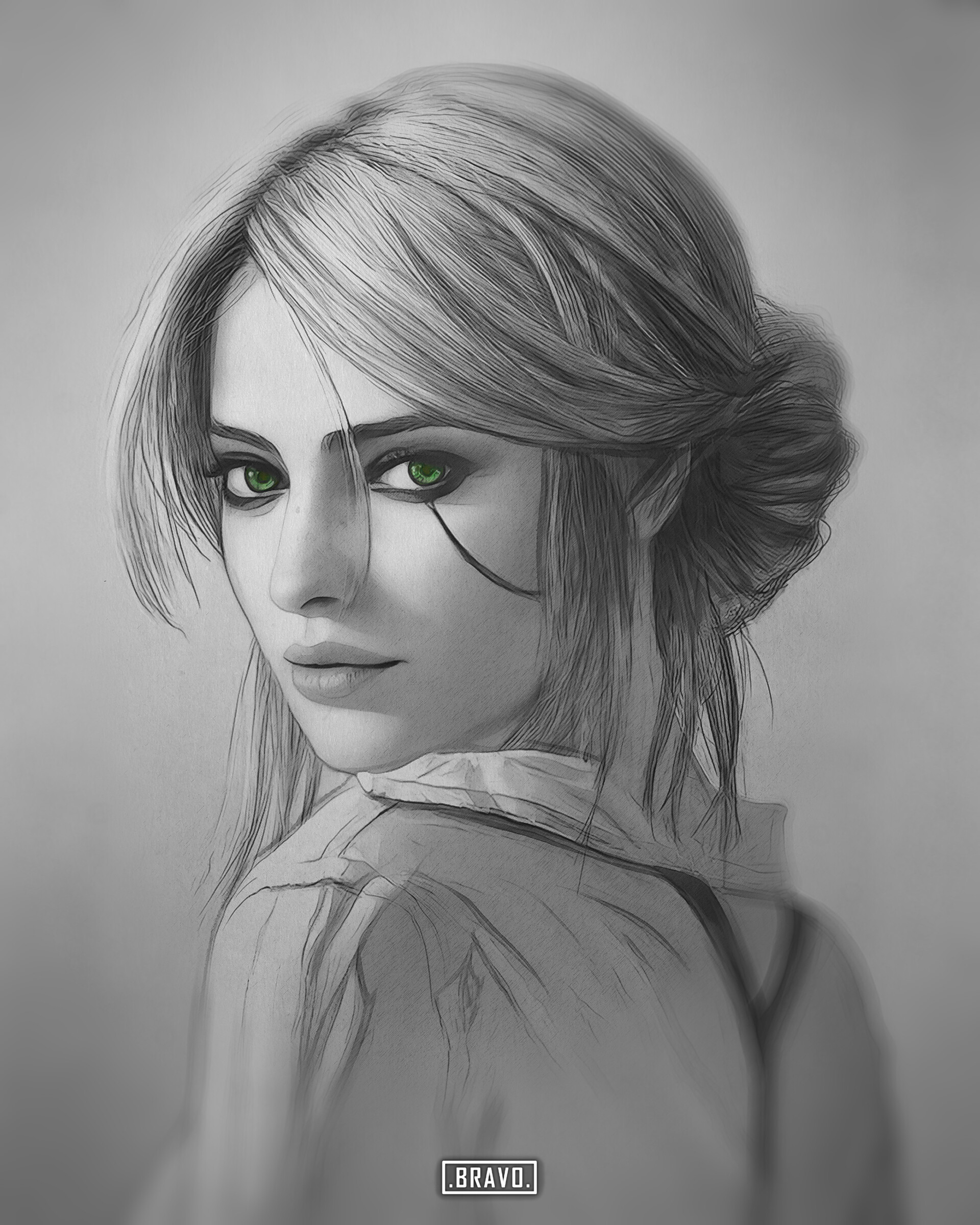 ArtStation - Ciri, The Witcher 3: Wild Hunt | Drawing