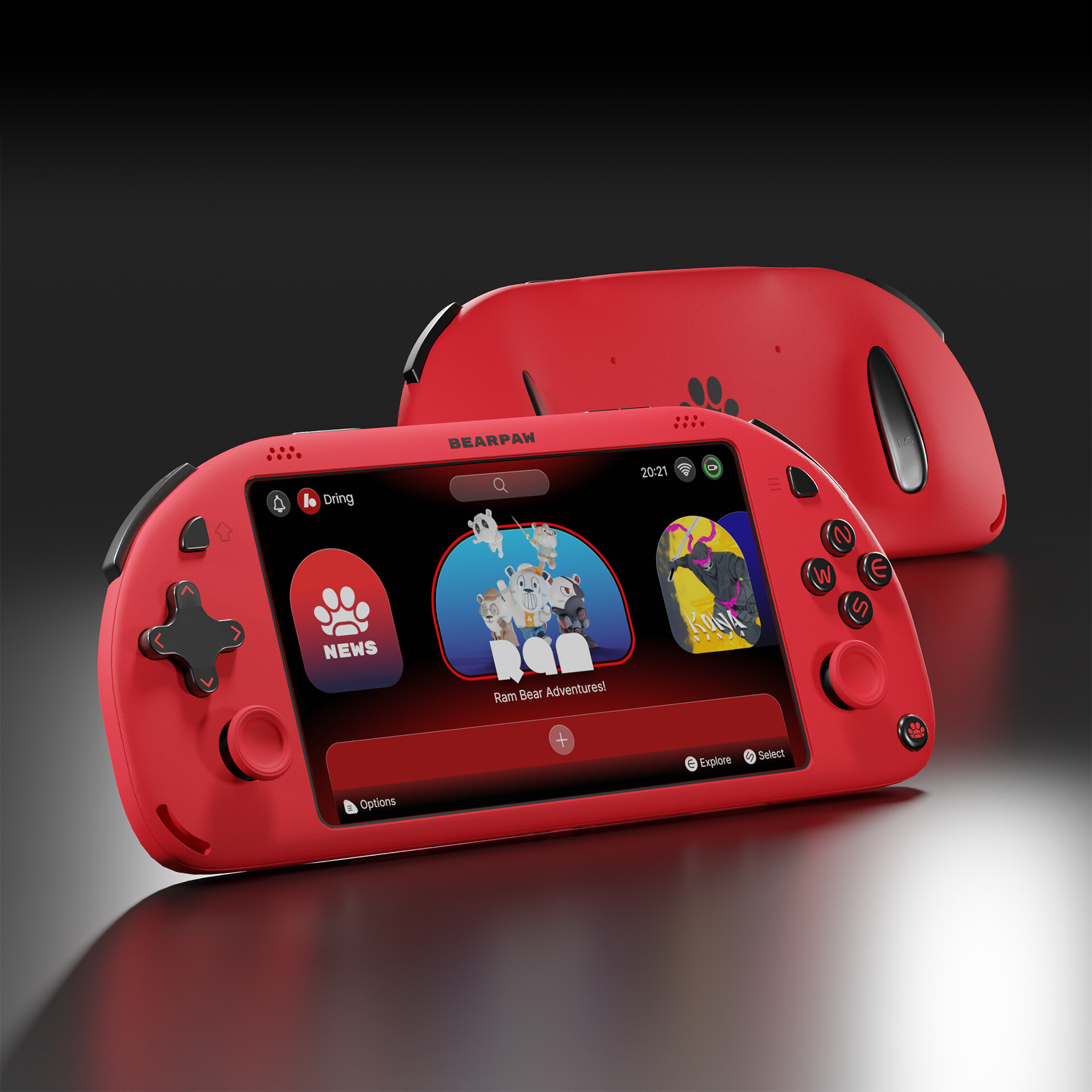 ArtStation - BearPaw - Handheld Gaming Device Concept