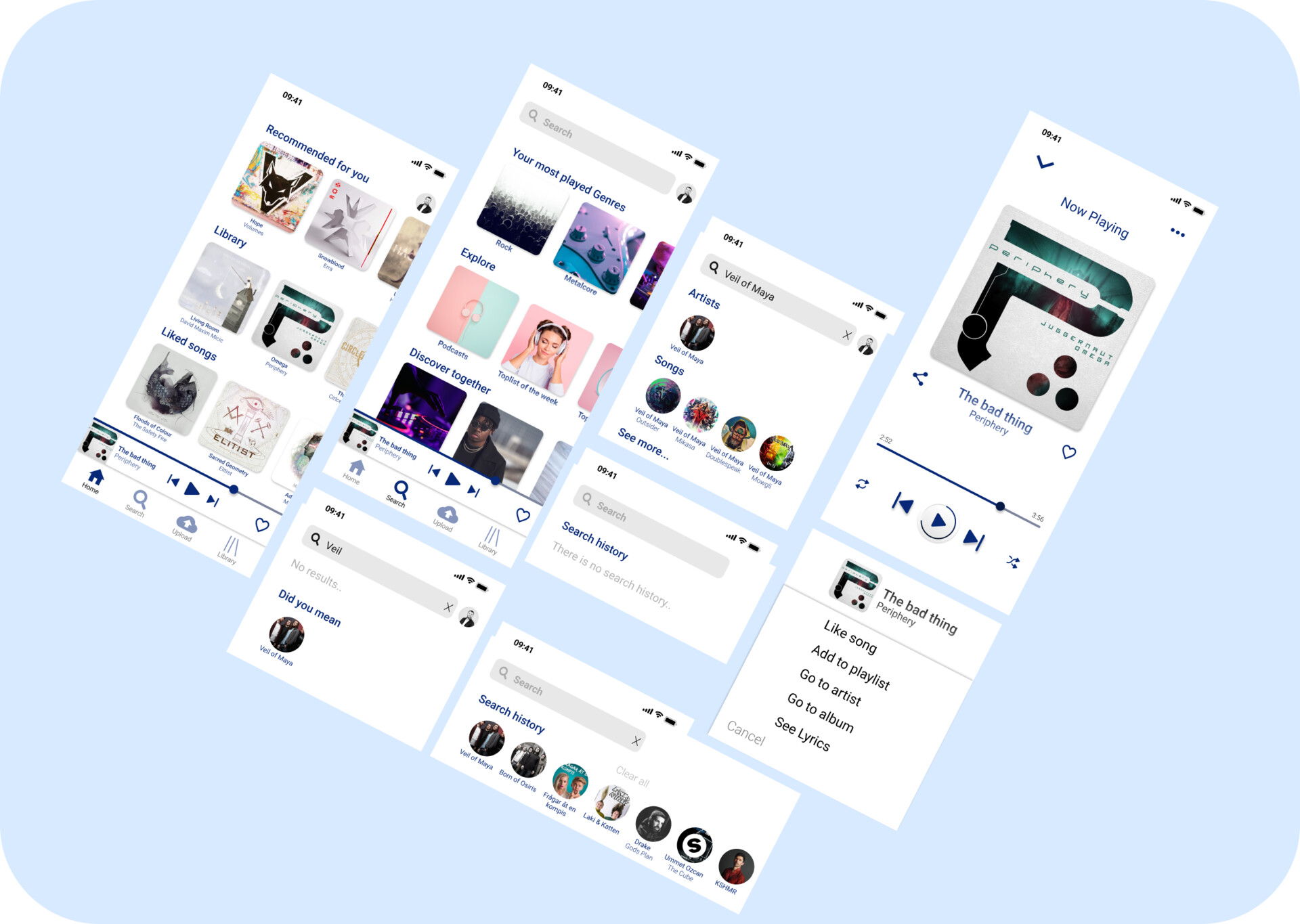 ArtStation - Music App - Mus3