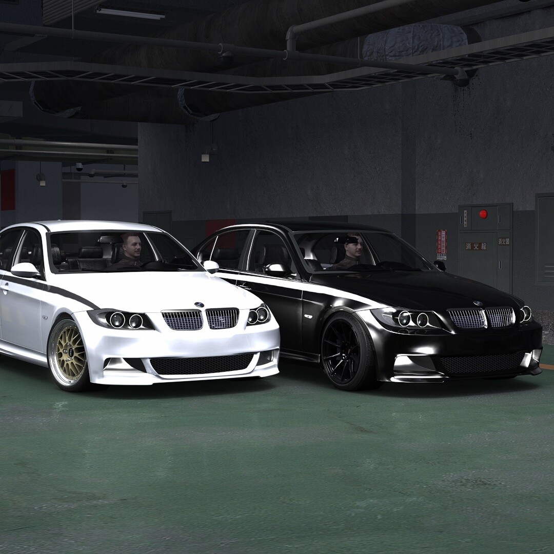 ArtStation - BMW E90 Performance Aerodynamic Pack