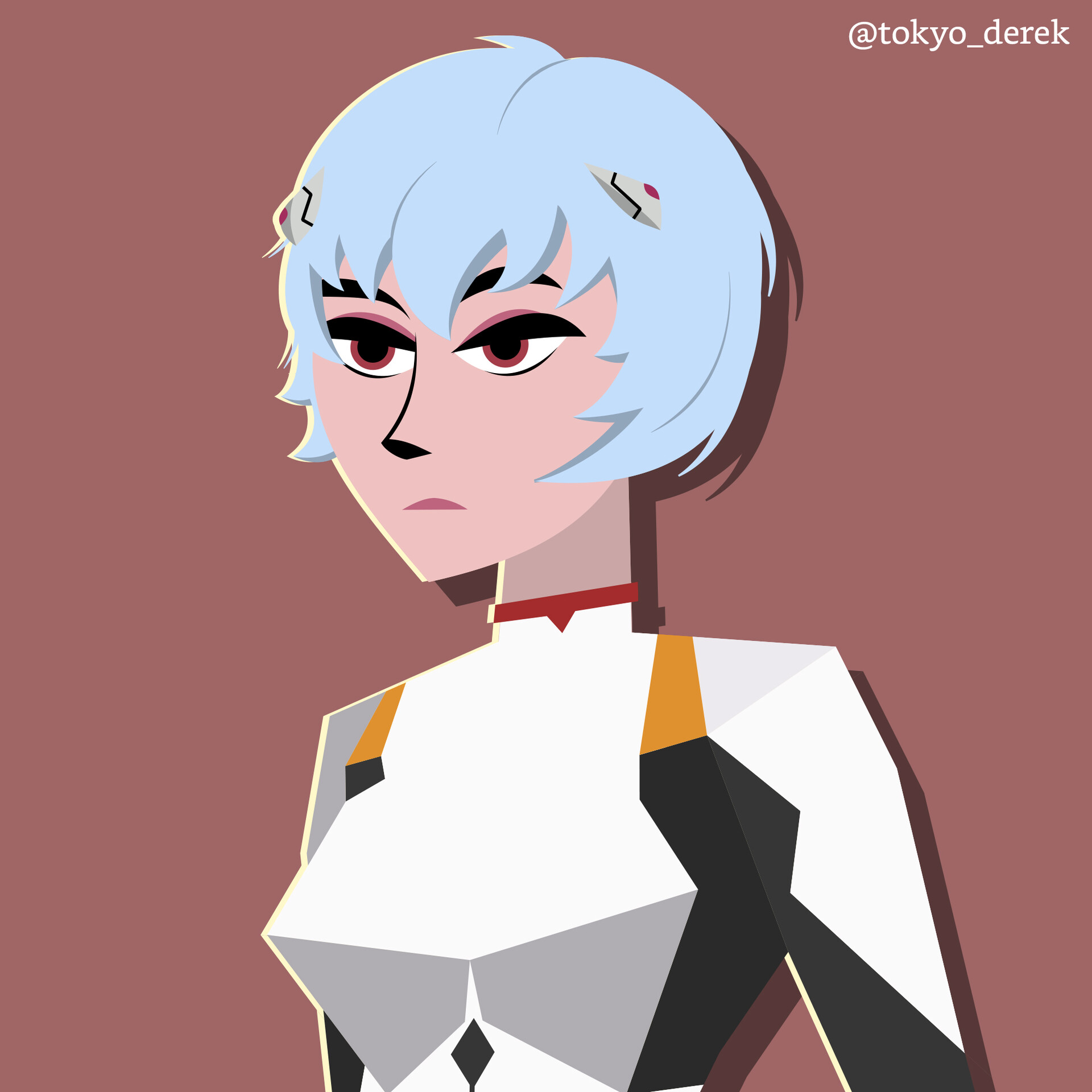 ArtStation - Rei Ayanami of Evangelion