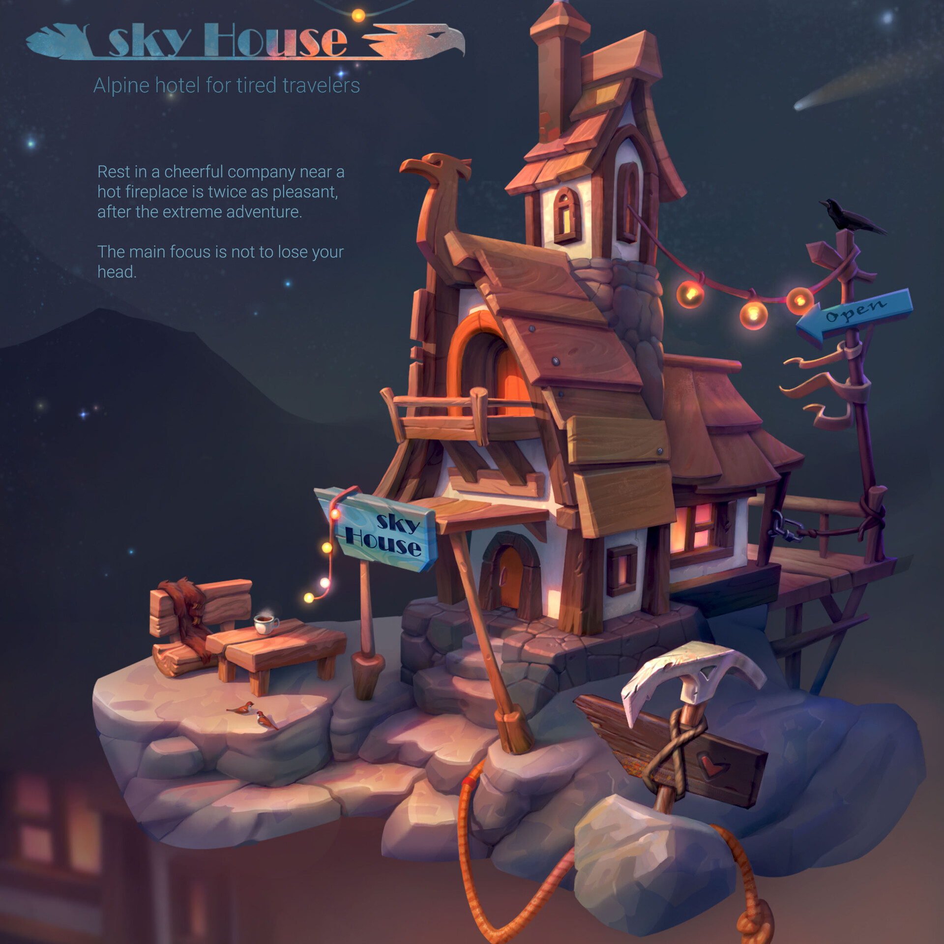 ArtStation - Sky House