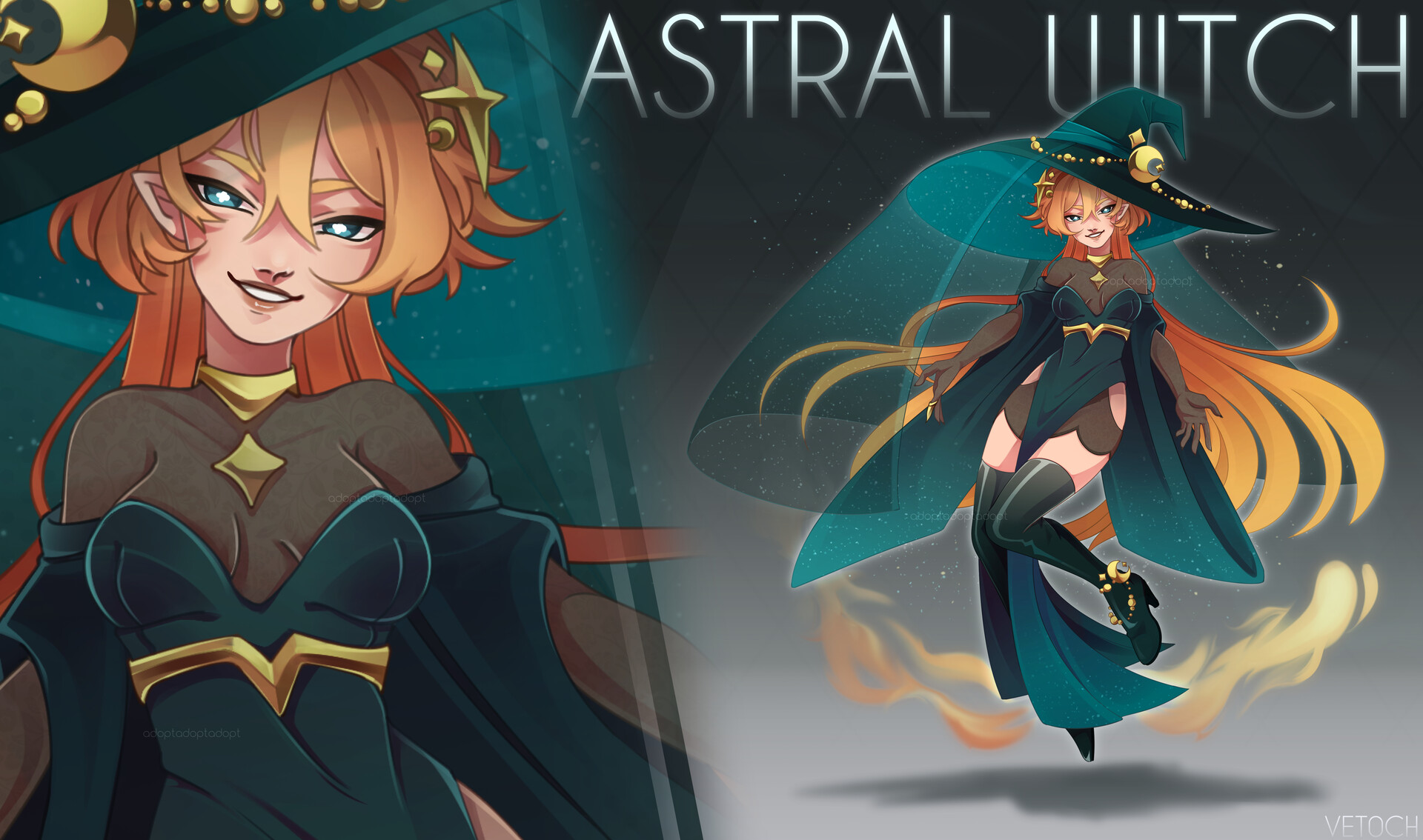 ArtStation - Character Design: Astral Witch