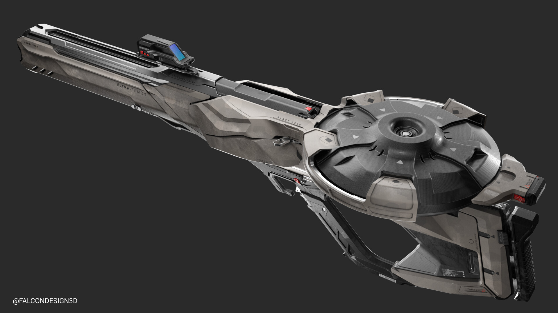 ArtStation - Heavy Energy Blaster